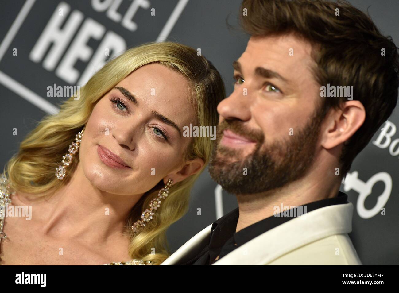Emily Blunt and John Krasinski attend the 24th annual Critics' Choice ...