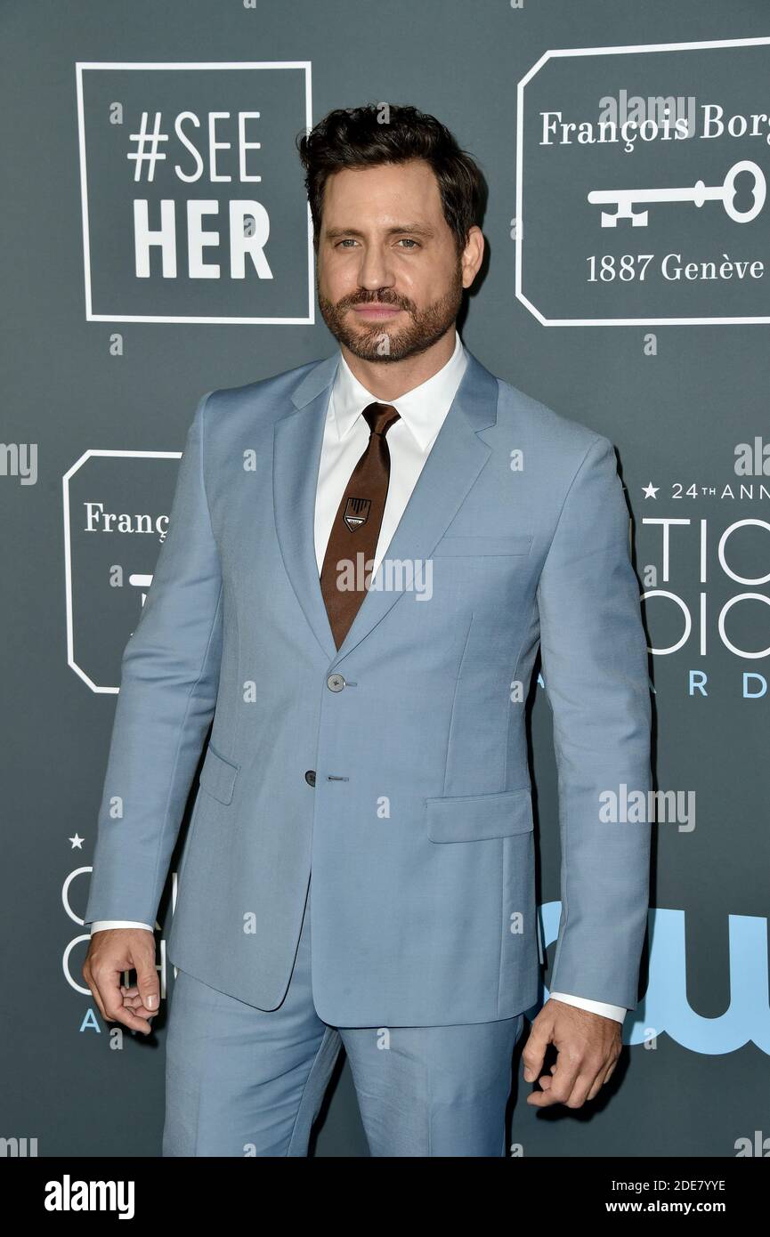 Edgar Ramirez attends the 24th annual Critics' Choice Awards at Barker ...