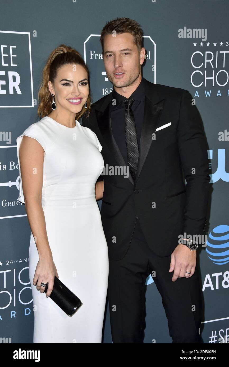 Chrishell Stause, Justin Hartley attend the 24th annual Critics' Choice ...