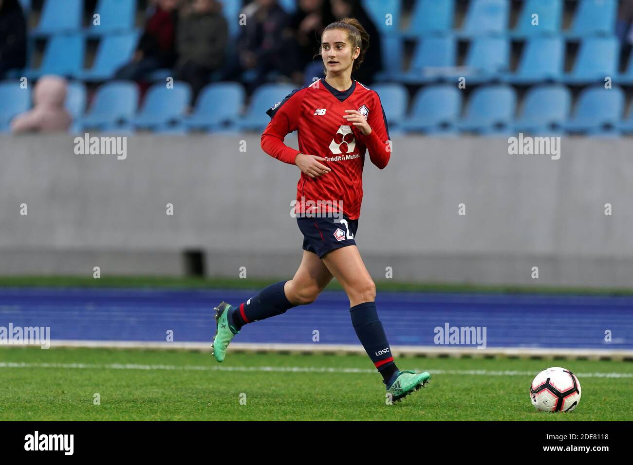 Morgane Nicou during the Women's Division 1 match between Lille and PSG ...