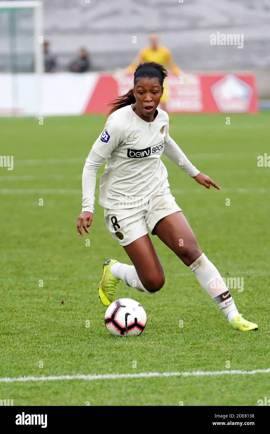 Grace Geyoro during the Women's Division 1 match between Lille and PSG ...