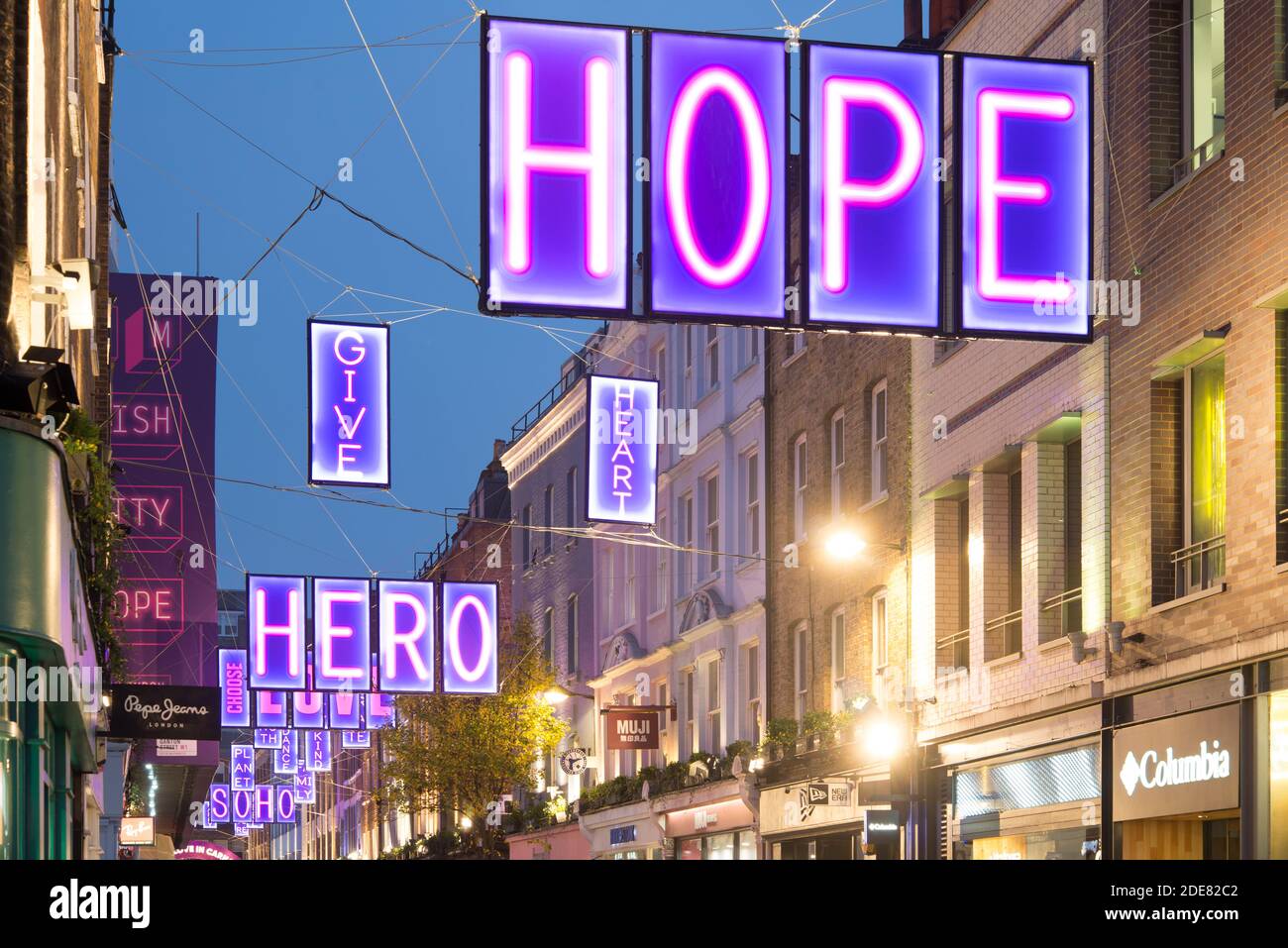 Soho neon lights hi-res stock photography and images - Alamy