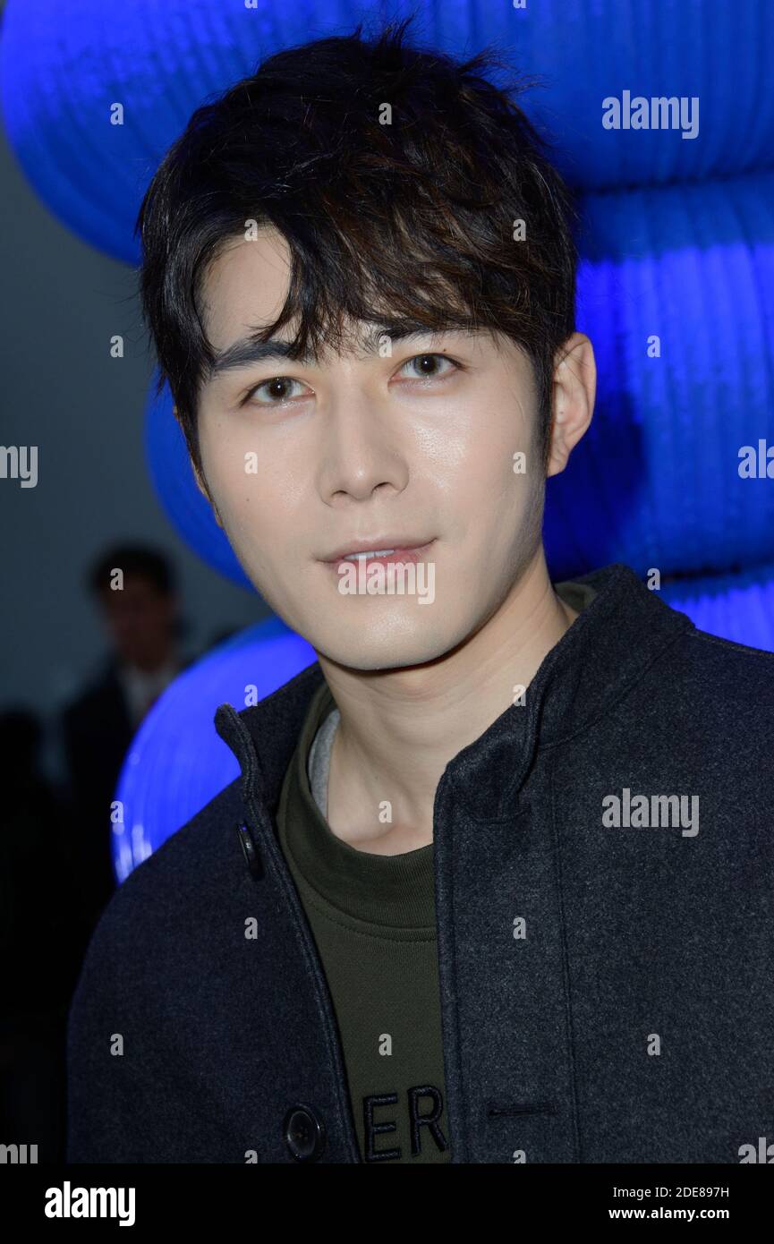 Chen Xuedong attending the Cerruti 1881 Menswear Fall/Winter 2019-2020 ...