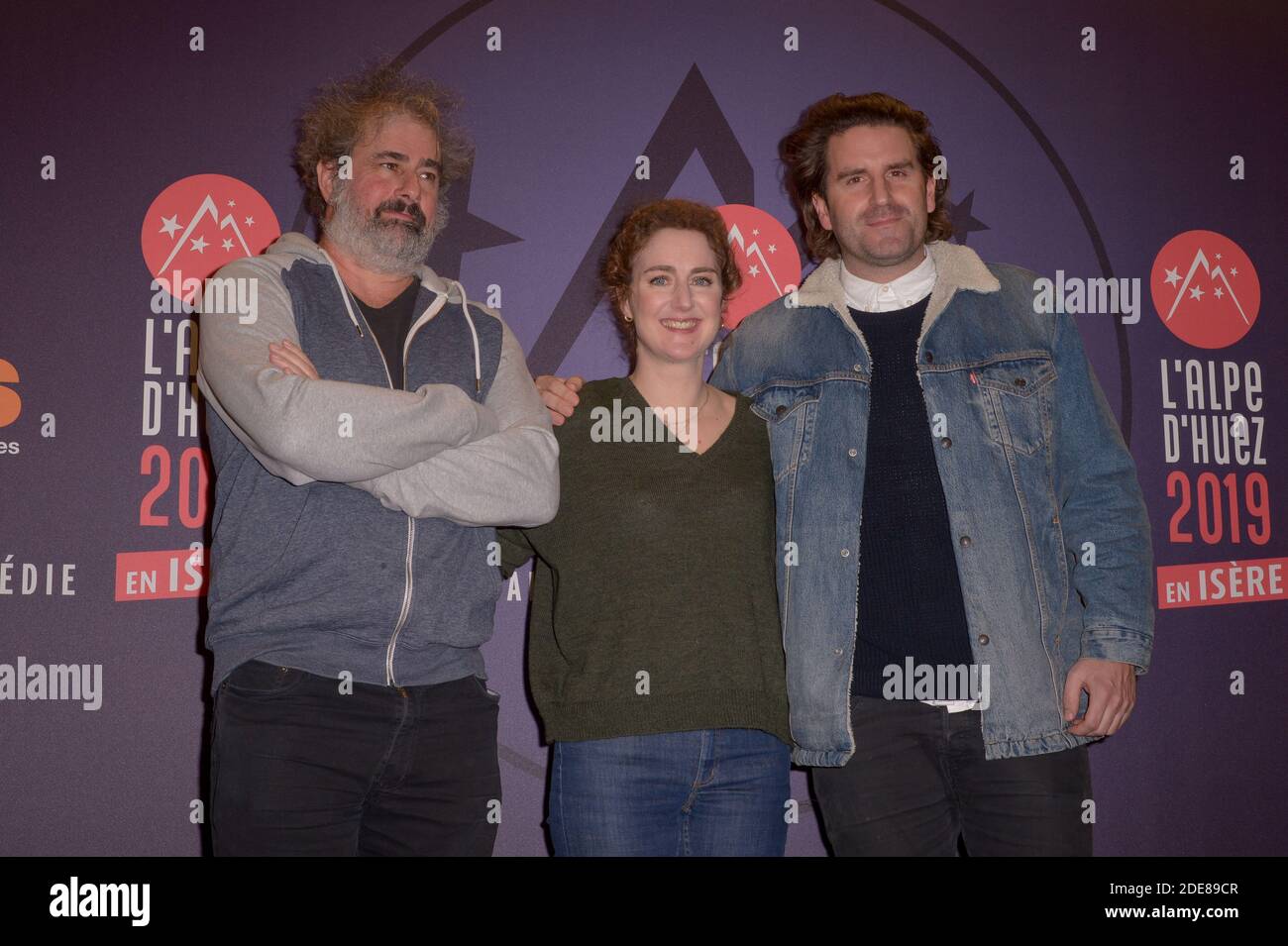 Gustave Kervern, Josephine de Meaux, Gregoire Ludig attending the ...