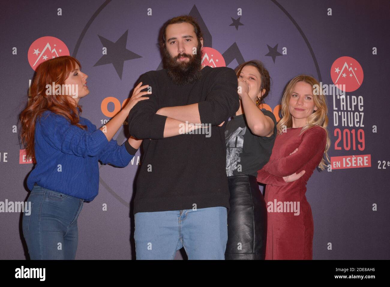 Justine Le Pottier, Anis Aaram, Anna Apter, Laura Felpin attending the ...