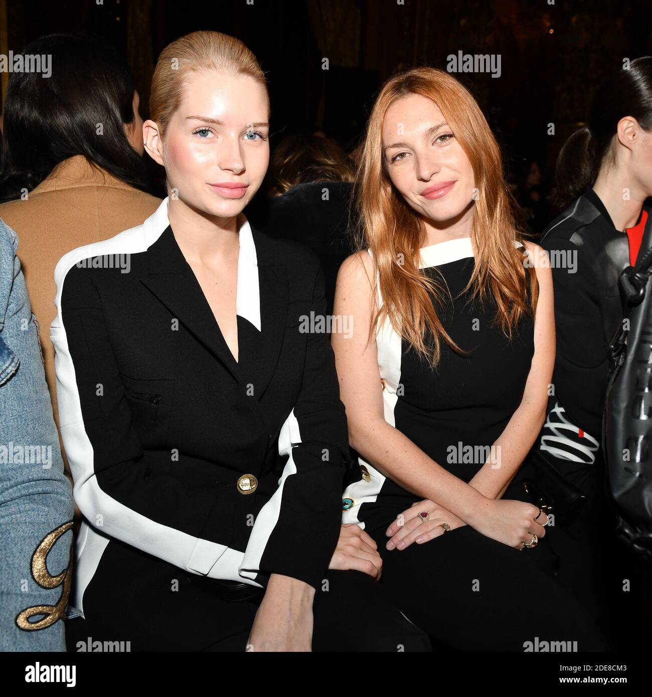 Lottie Moss and Josephine de la Baume, Coco Rocha attend the ...