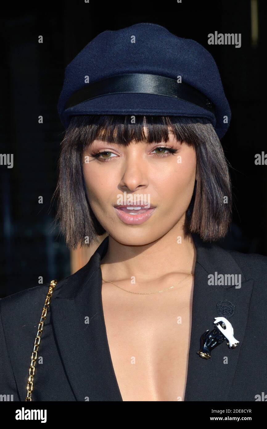 Kat Graham attending the Schiaparelli Haute Couture Spring-Summer 2019 ...