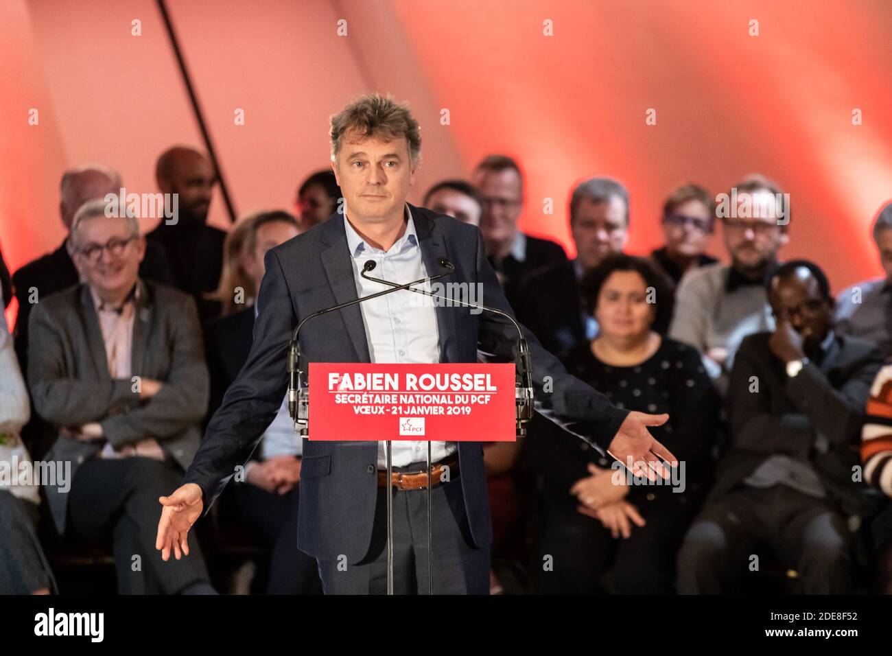 National Secretary of the French Communist Party Fabien Roussel ...