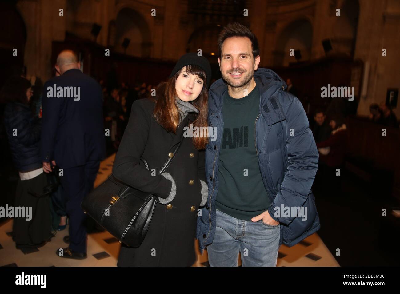 Delphine McCarty and her husband Christophe Michalak at the Julien ...