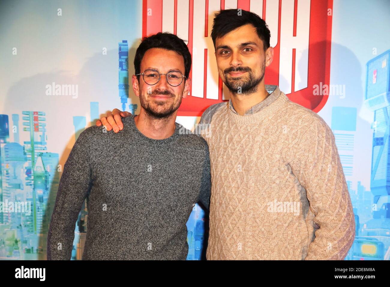 Lollywood (Manu and Choopa) attending the premiere of the new Disney ...