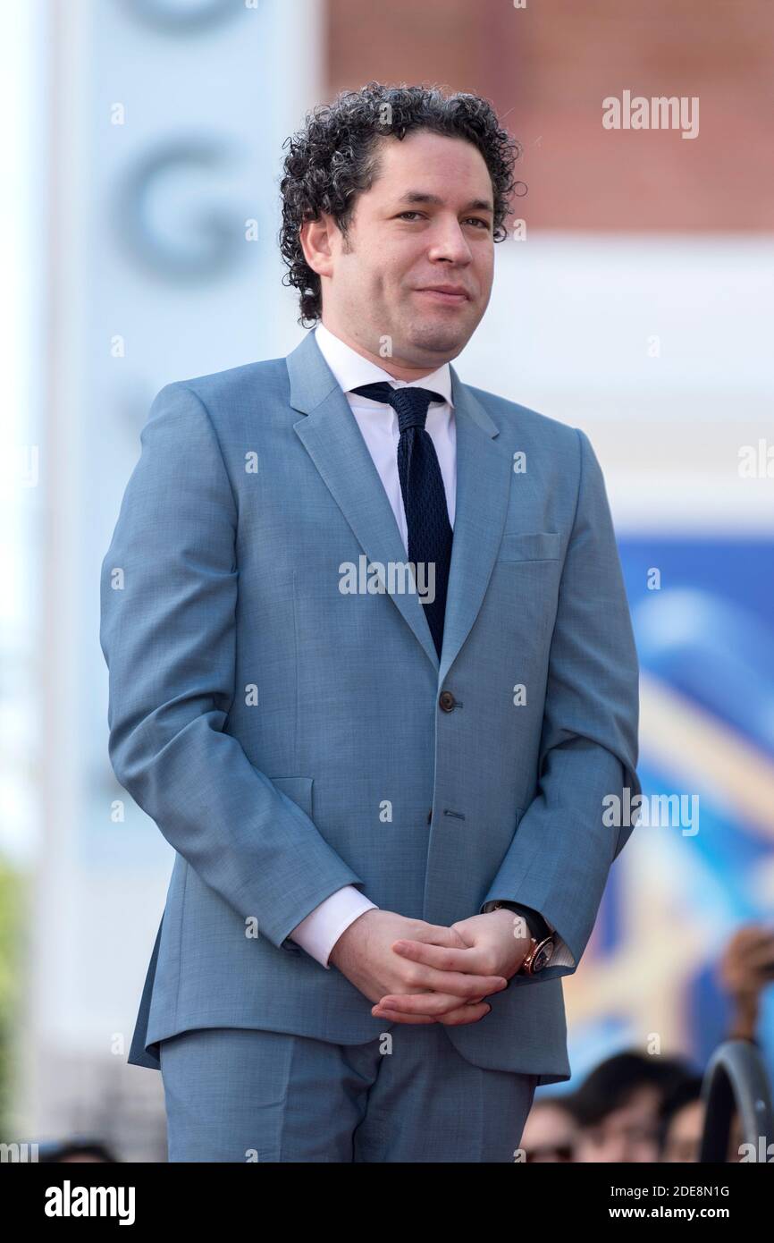 Maestro Gustavo Dudamel is honored with a star on the Hollywood Walk Of ...