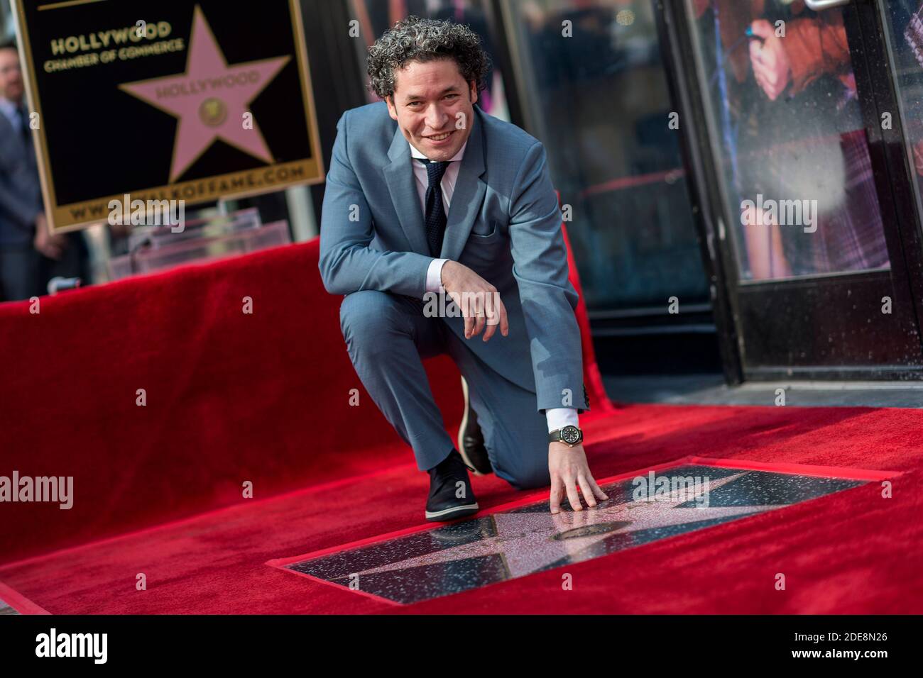 Maestro Gustavo Dudamel is honored with a star on the Hollywood Walk Of ...