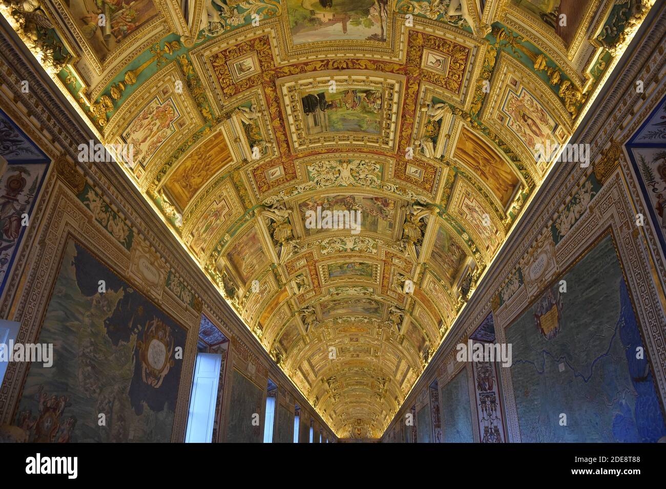 The Gallery of Geographical Maps is 120 m long and was commissioned in ...