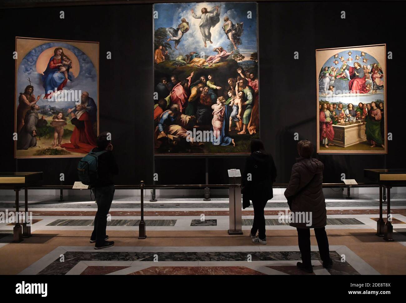 Left to Right: - Madonna di FolignoTempera grassa on wood transferred ...