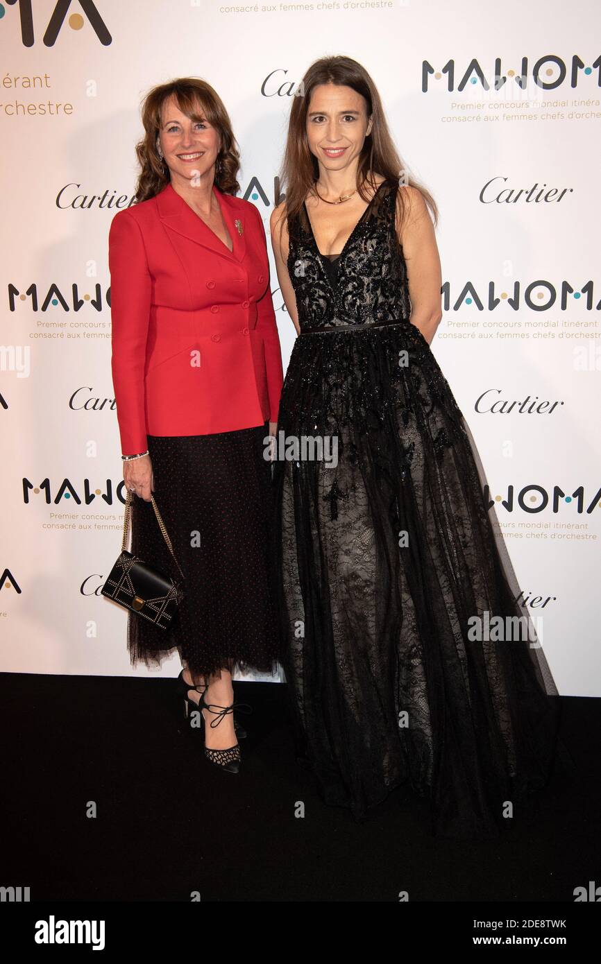 Founder of MAWOMA Clemence Guerrand and Segolene Royal attend the ...
