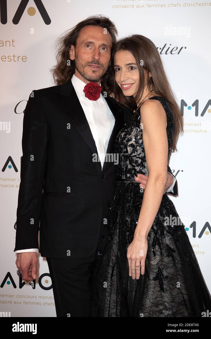 David Holder and Founder of MAWOMA Clemence Guerrand attend the Launch ...