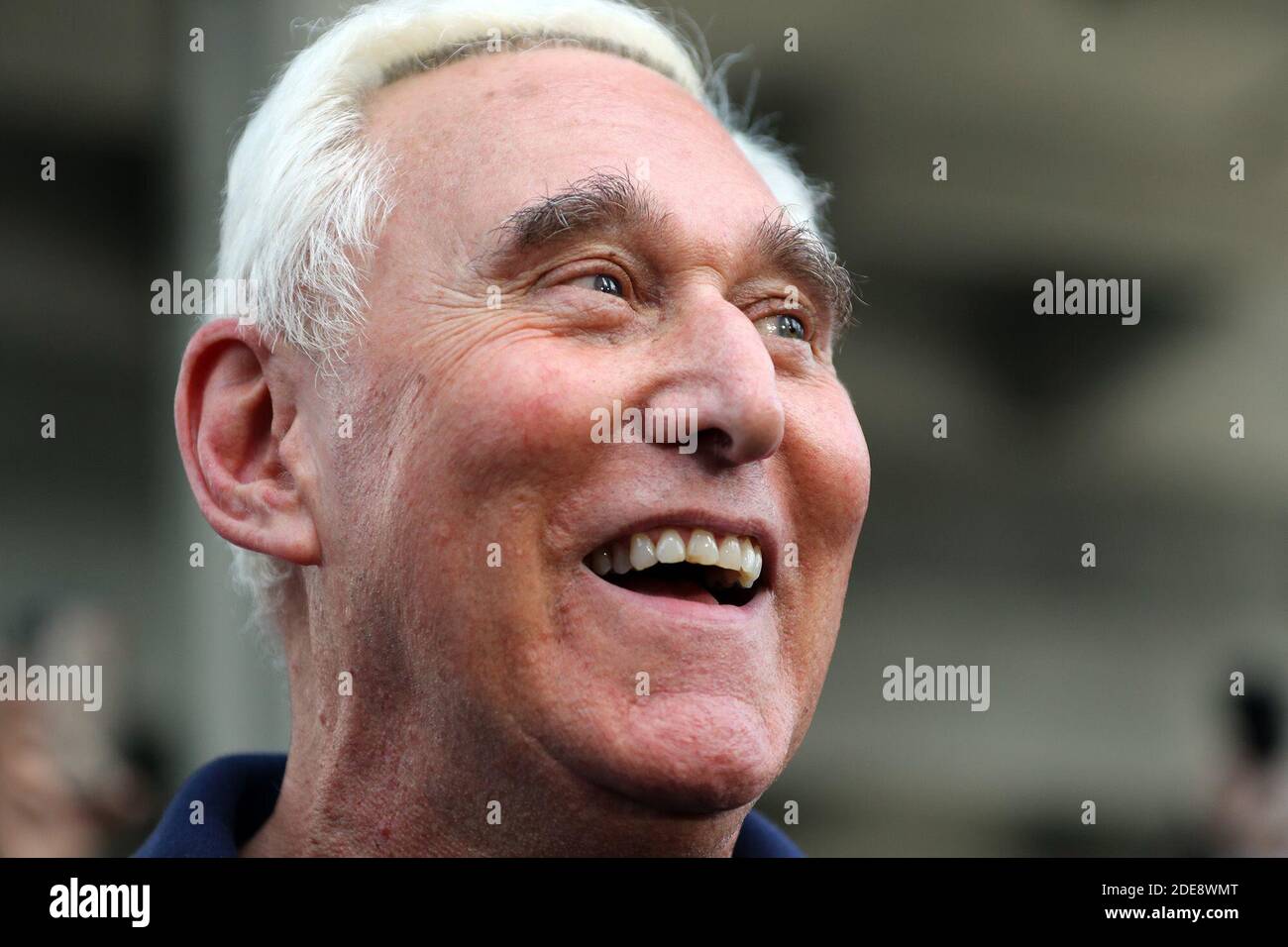 NO FILM, NO VIDEO, NO TV, NO DOCUMENTARY - Roger Stone, after his ...