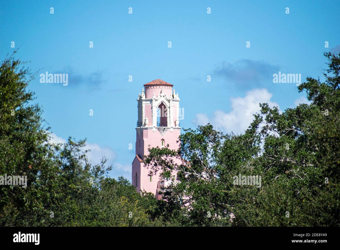 romantic castle with beautiful pastel color Stock Photo - Alamy
