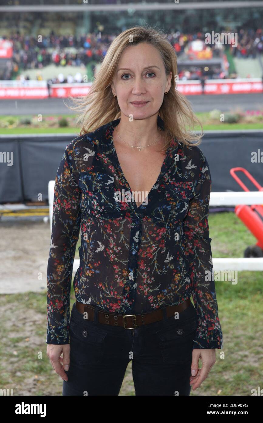 Catherine Marchal attending the Grand Prix d'Amerique Photocall horse ...