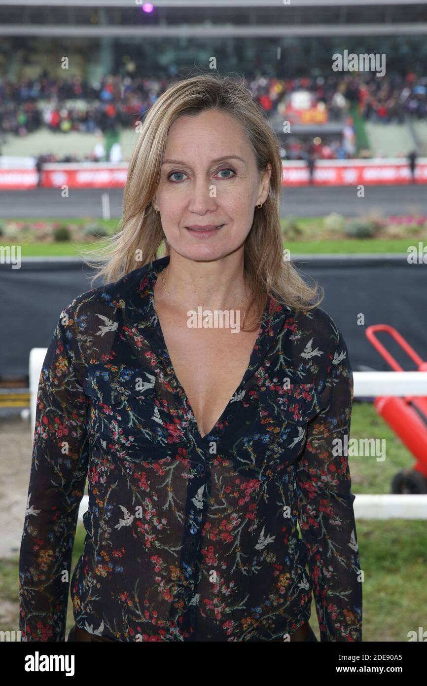 Catherine Marchal attending the Grand Prix d'Amerique Photocall horse ...