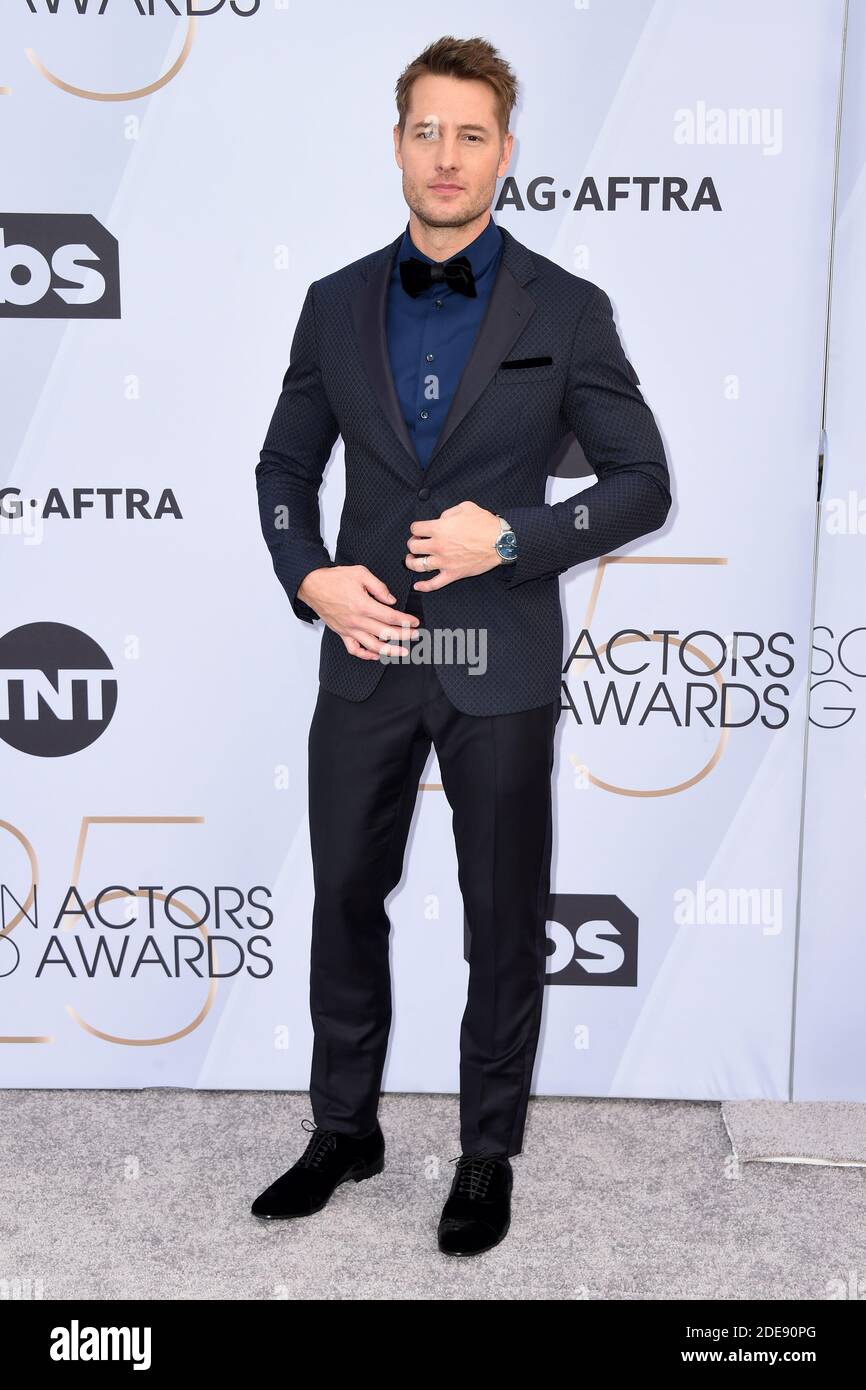 Justin Hartley attends the 25th Annual Screen Actors Guild Awards at ...