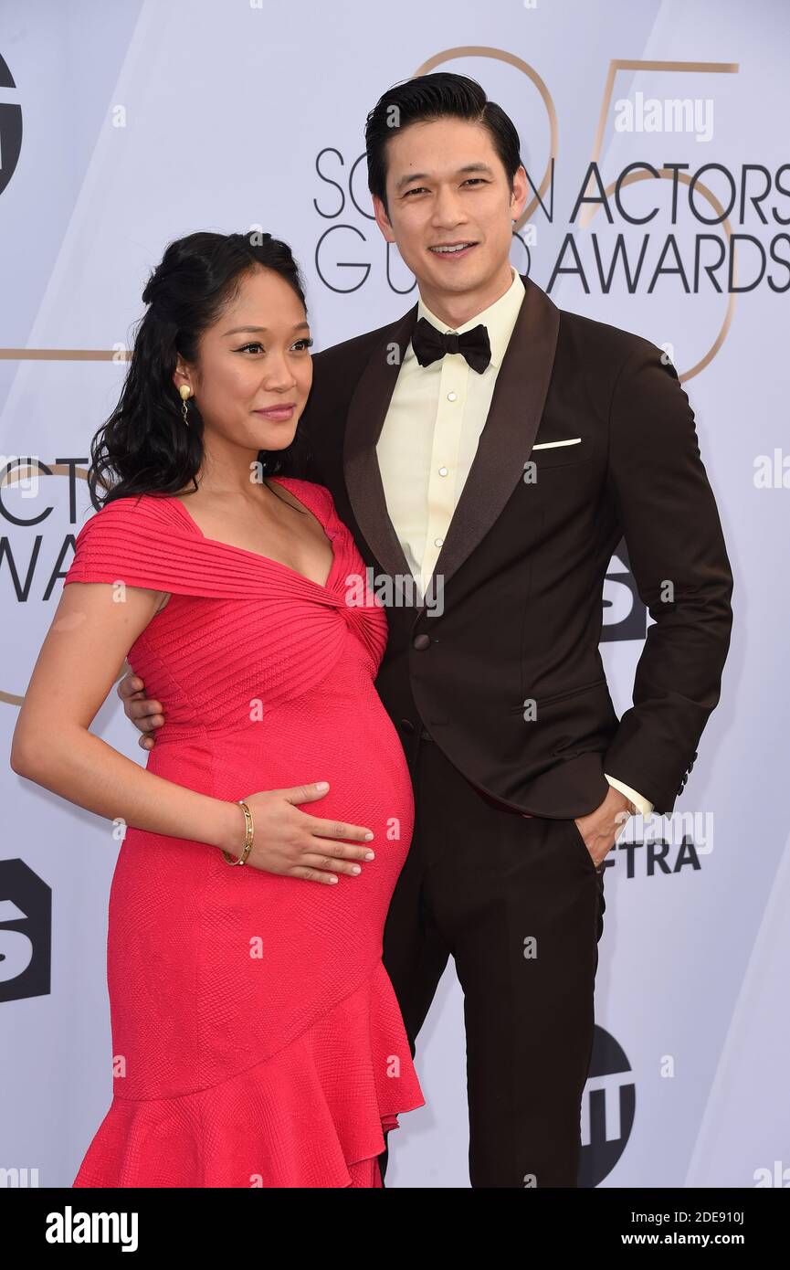 Shelby Rabara, Harry Shum Jr. attend the 25th Annual Screen Actors ...
