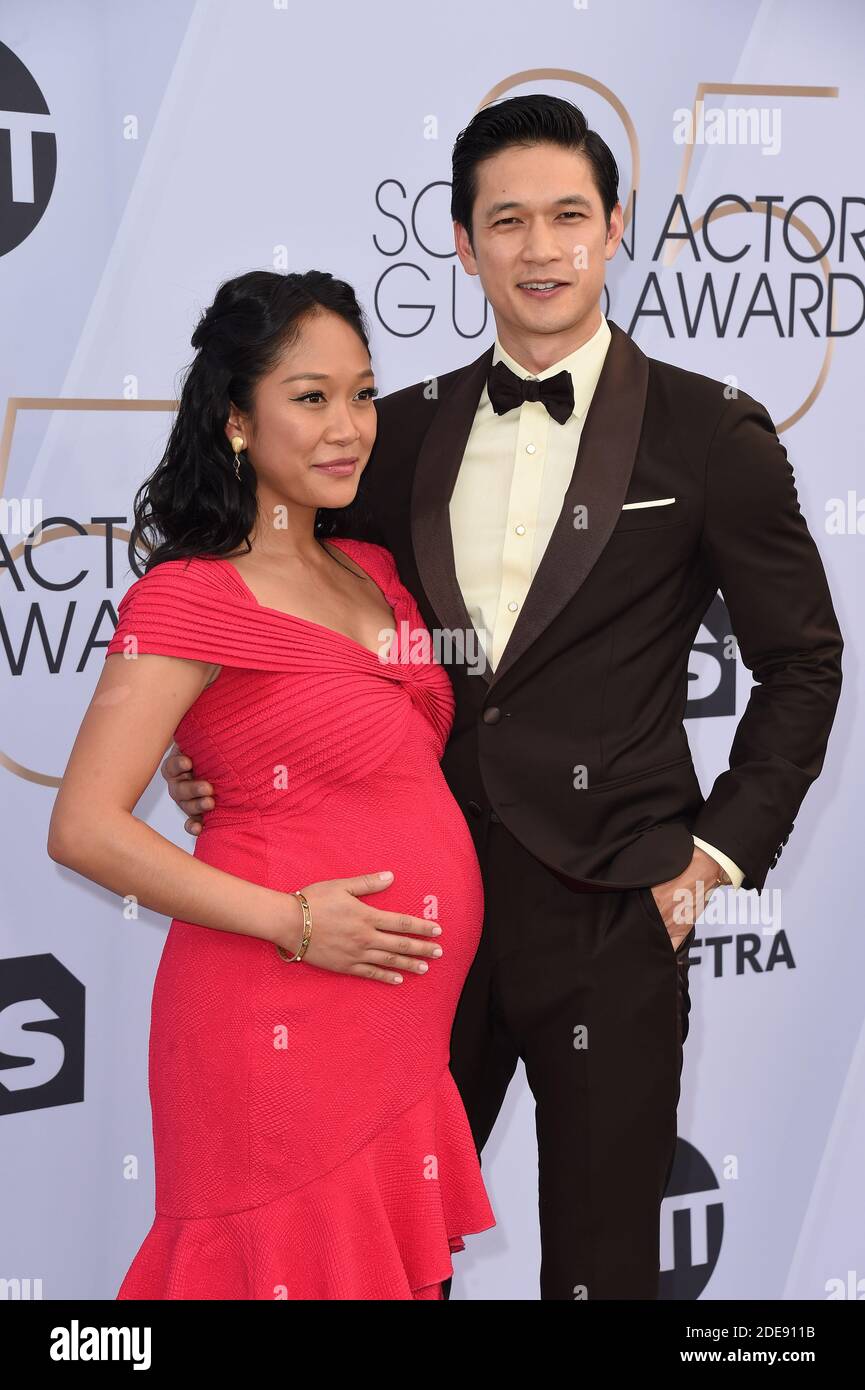 Shelby Rabara, Harry Shum Jr. attend the 25th Annual Screen Actors ...