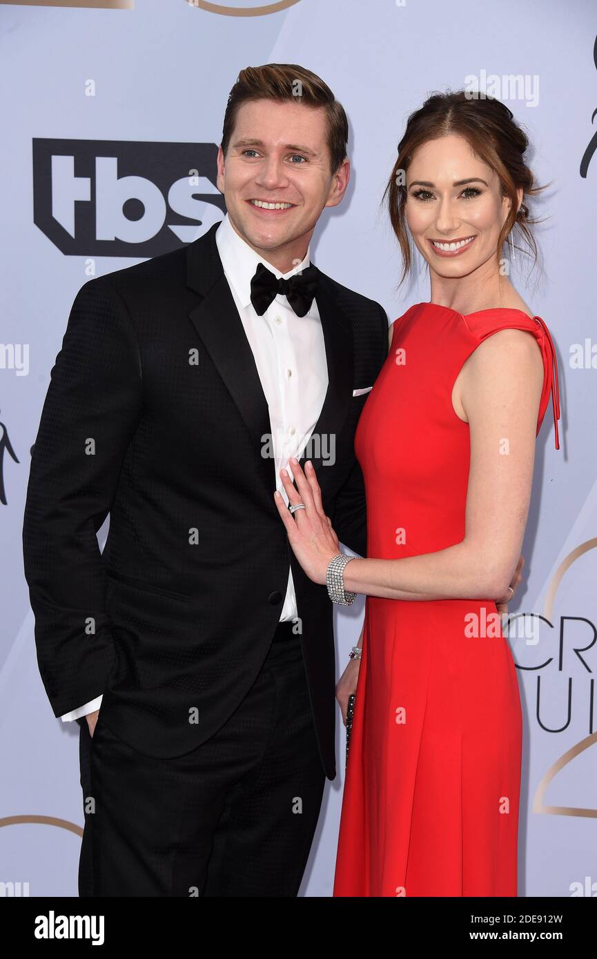 Allen Leech, Jessica Herman attend the 25th Annual Screen Actors Guild ...