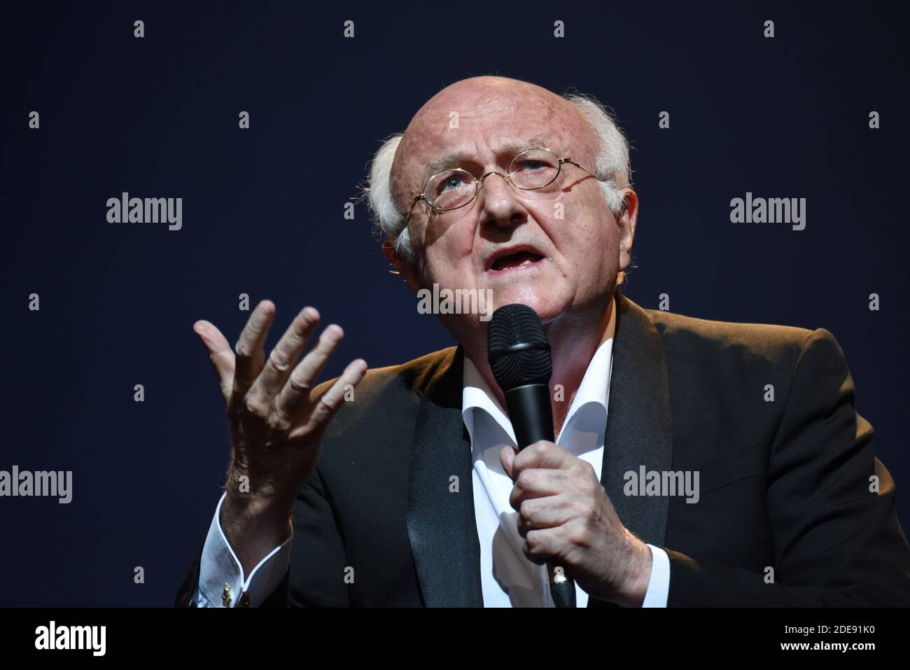 Film composer Vladimir Cosma performs a Live Concert At Le Grand Rex in ...
