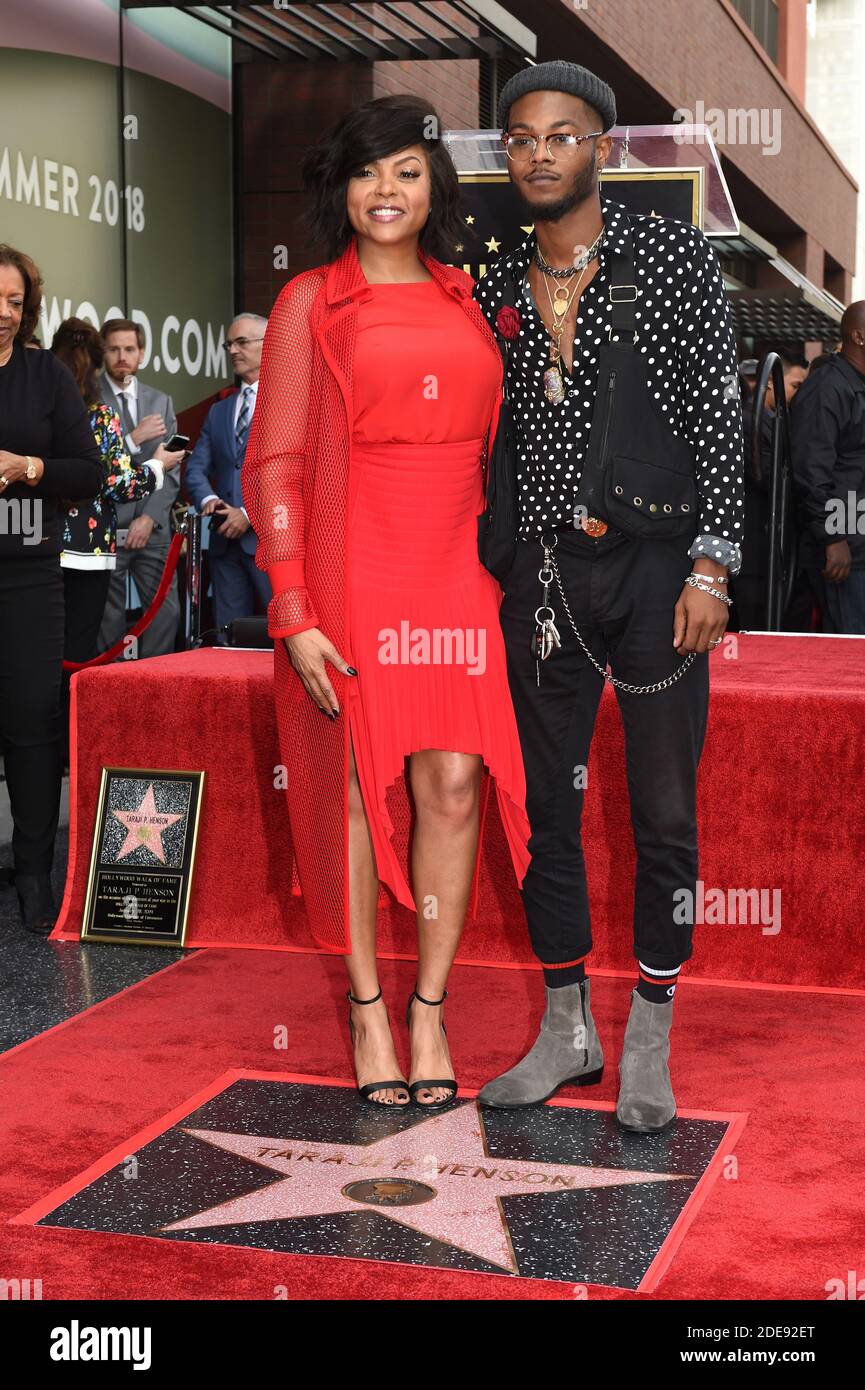 Marcell Johnson attends the ceremony honoring Taraji P. Henson with a ...