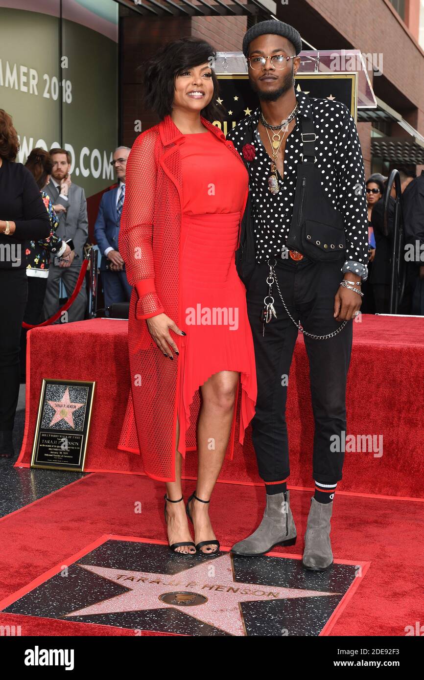 Marcell Johnson attends the ceremony honoring Taraji P. Henson with a ...