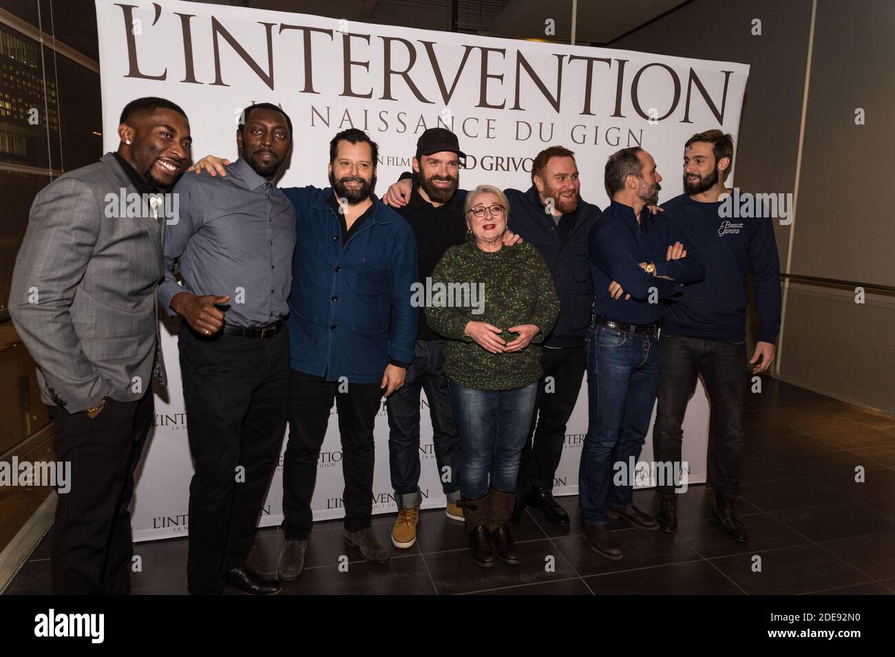 From left to right, Nabil Azoufi, Kevin Layne, actors, Fred Grivois ...