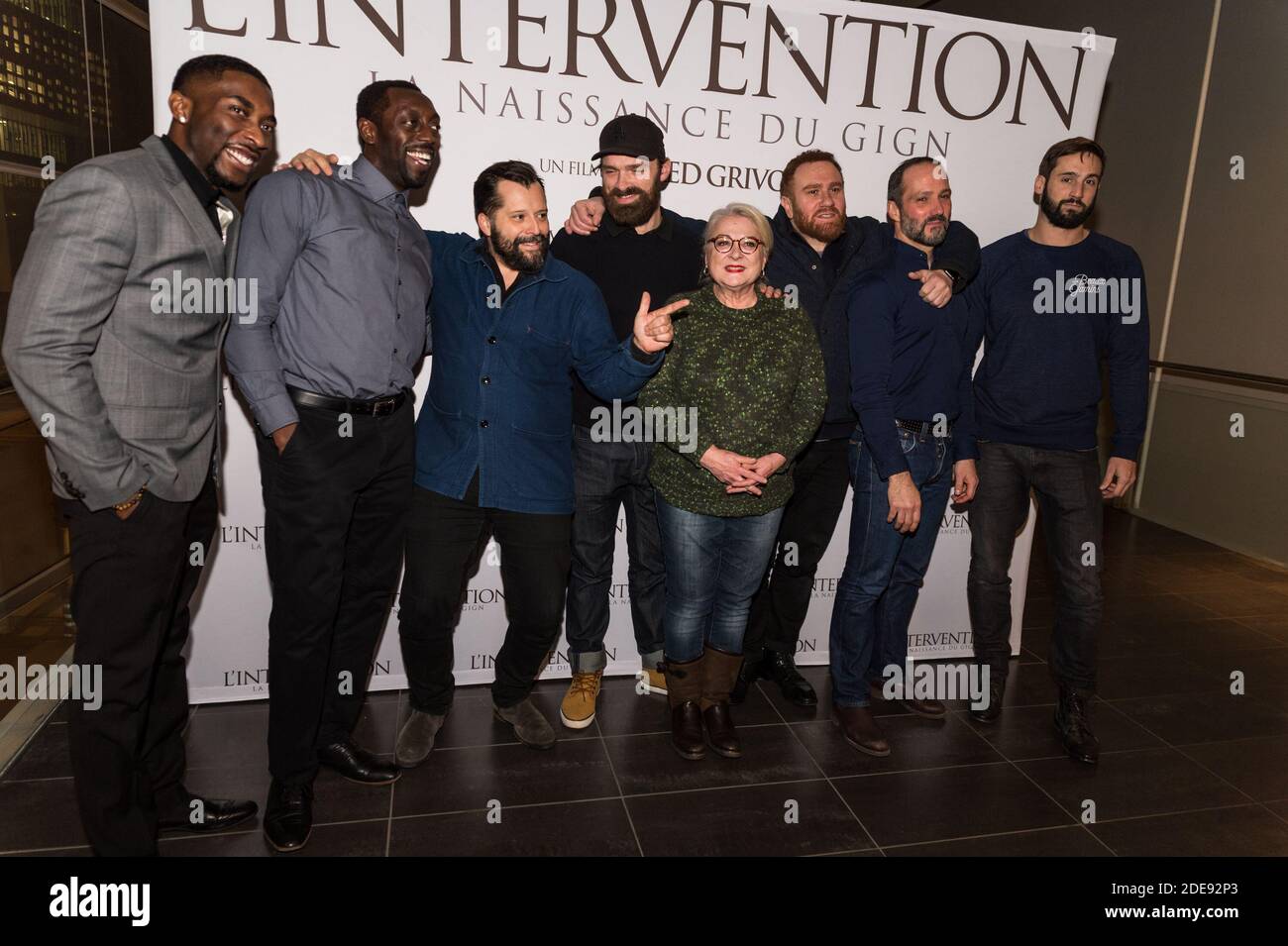 From left to right, Nabil Azoufi, Kevin Layne, actors, Fred Grivois ...