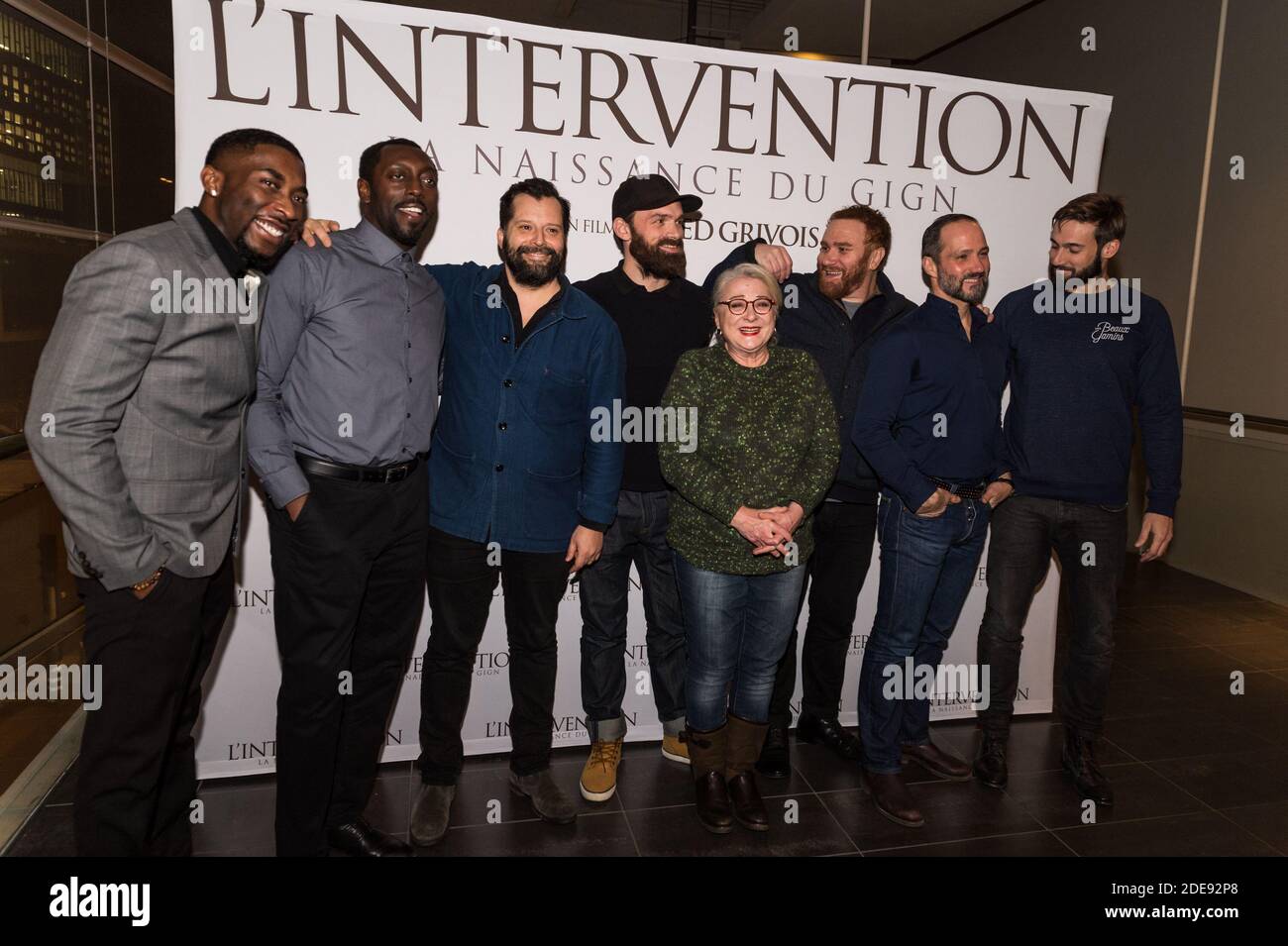 From left to right, Nabil Azoufi, Kevin Layne, actors, Fred Grivois ...