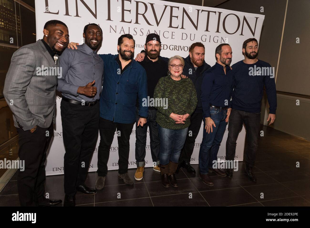 From left to right, Nabil Azoufi, Kevin Layne, actors, Fred Grivois ...