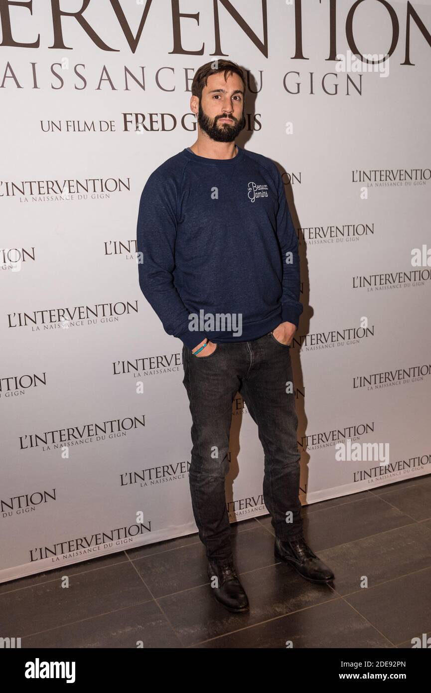 French actor Guillaume Labbé at the preview showing of the movie "L ...