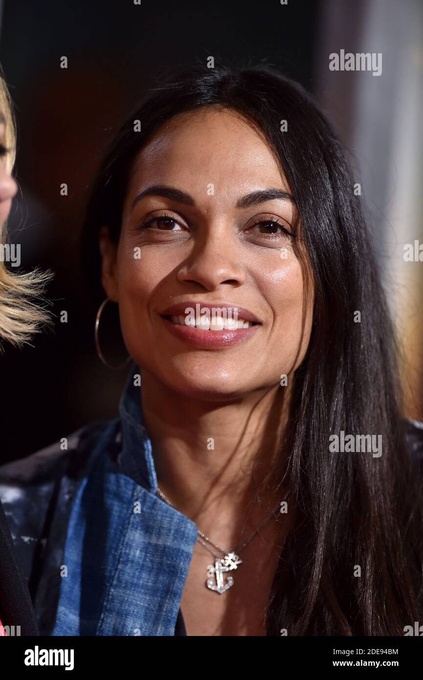 Rosario Dawson attends the premiere of Columbia Pictures' 'Miss Bala ...