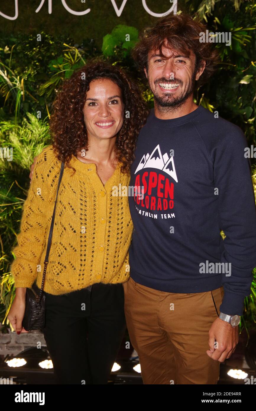 Barbara Cabrita et son compagnon Aymerick lors de la soiree de ...