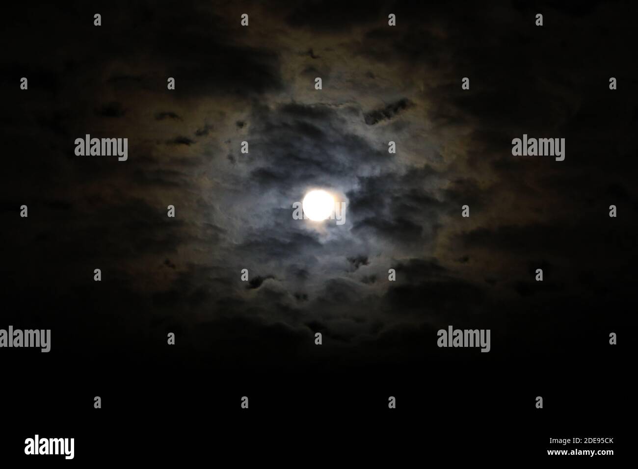 Spooky sky at night Stock Photo - Alamy