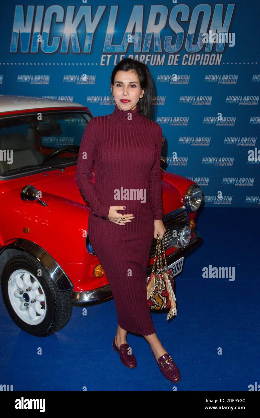 Reem Kherici pregnant attends 'Nicky Larson et le parfum de Cupidon ...