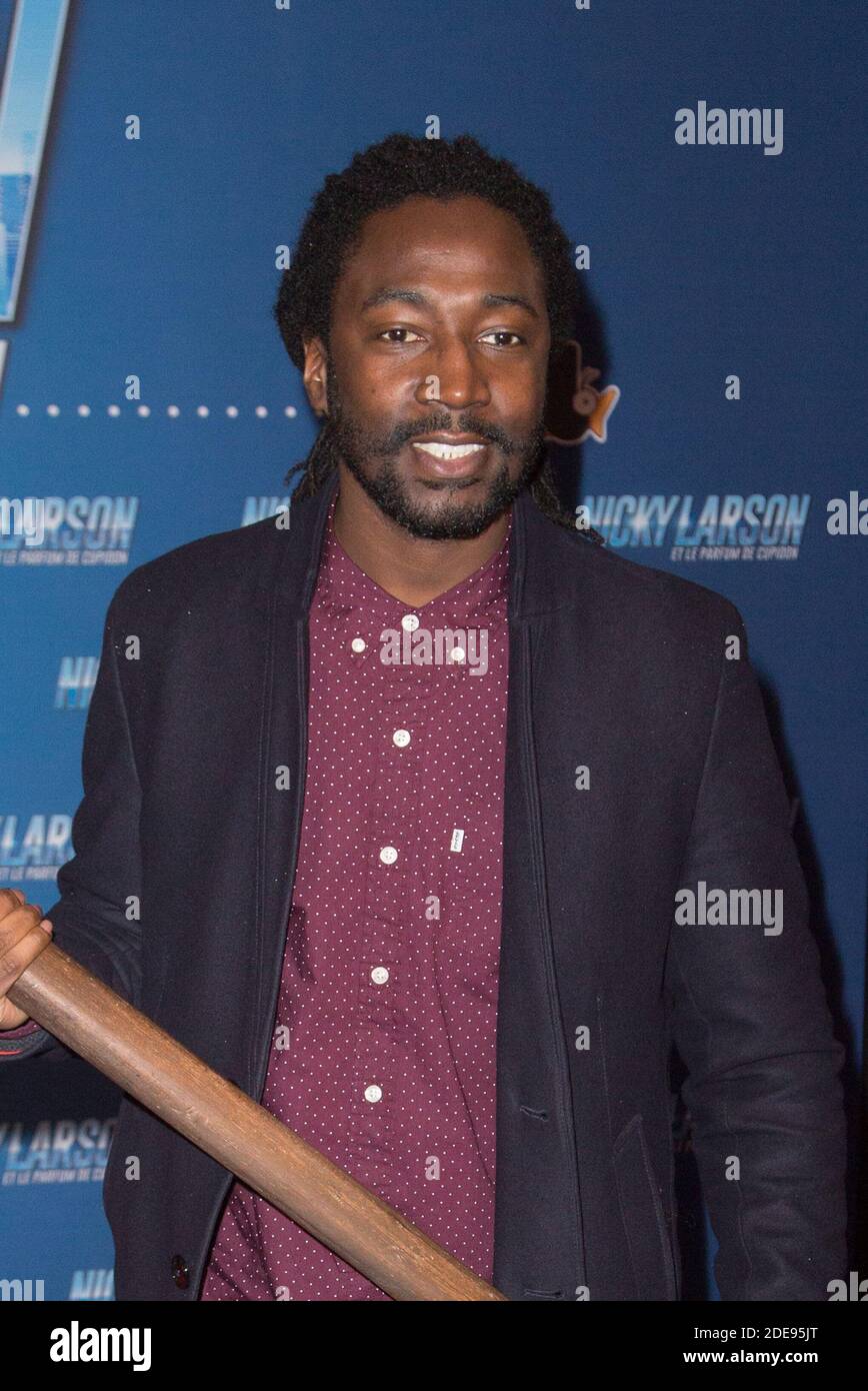 Noom Diawara attends 'Nicky Larson et le parfum de Cupidon' Paris film ...