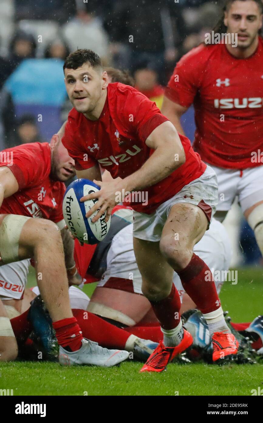 Wales's Tomos Williams during Rugby Guinness 6 Nations Tournament ...