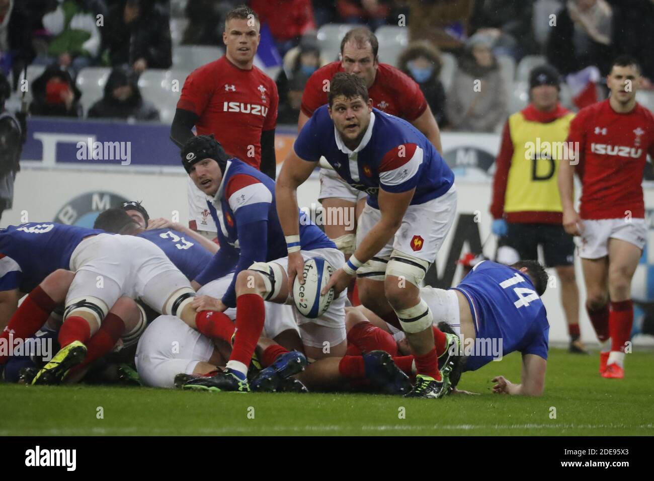 France's Paul Willemse during Rugby Guinness 6 Nations Tournament ...