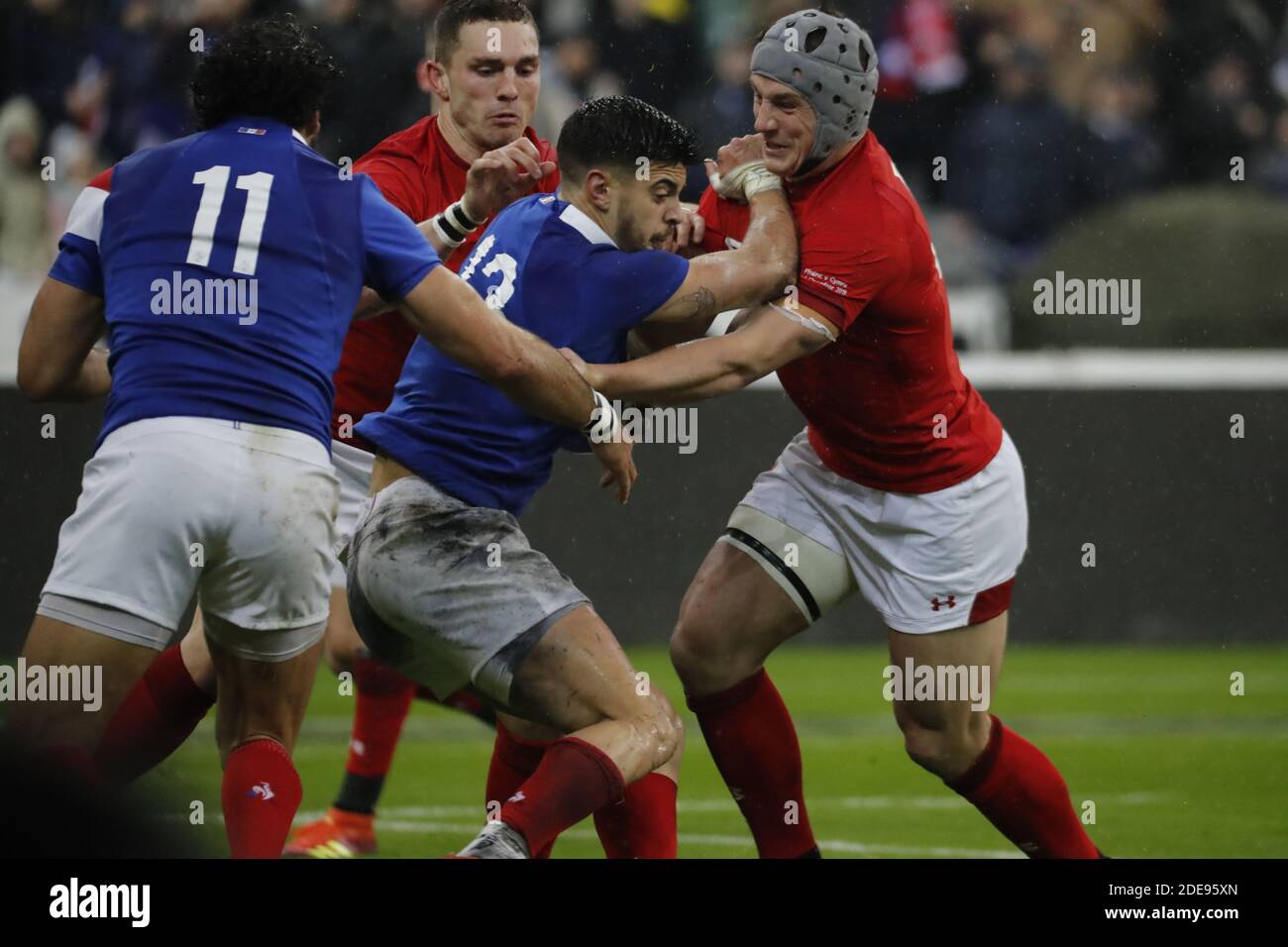 France's Romain Ntamack during Rugby Guinness 6 Nations Tournament ...