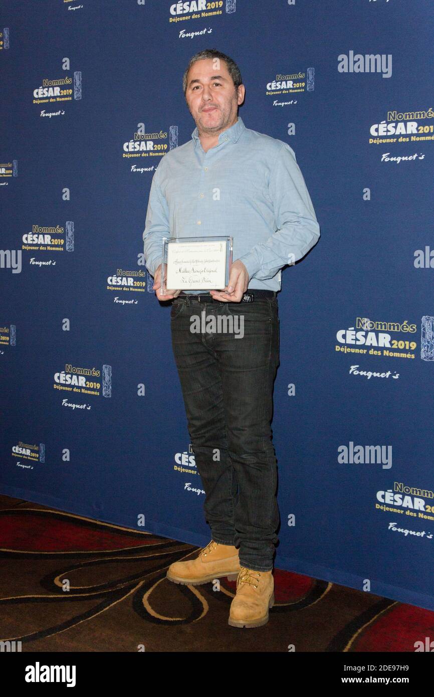 Ahmed Hamidi attend the Cesar 2019 Nominee Luncheon at Le Fouquet's in ...
