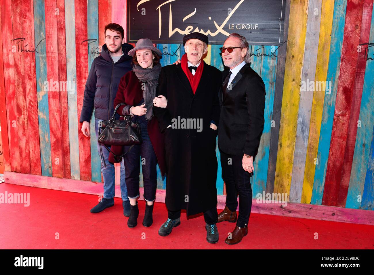 Rufus and his children attending the 40th Festival Mondial du Cirque de ...