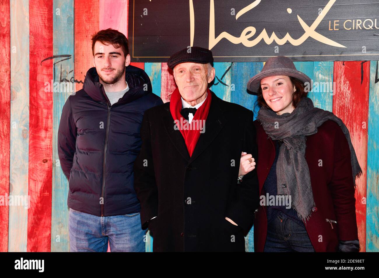 Rufus and his children attending the 40th Festival Mondial du Cirque de ...