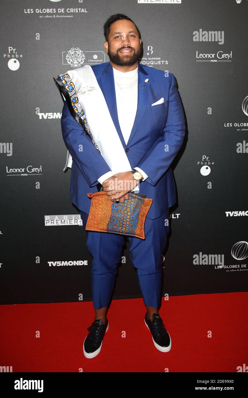 Kevin Razy attends the 14th Globe De Cristal Photocall held at Salle ...