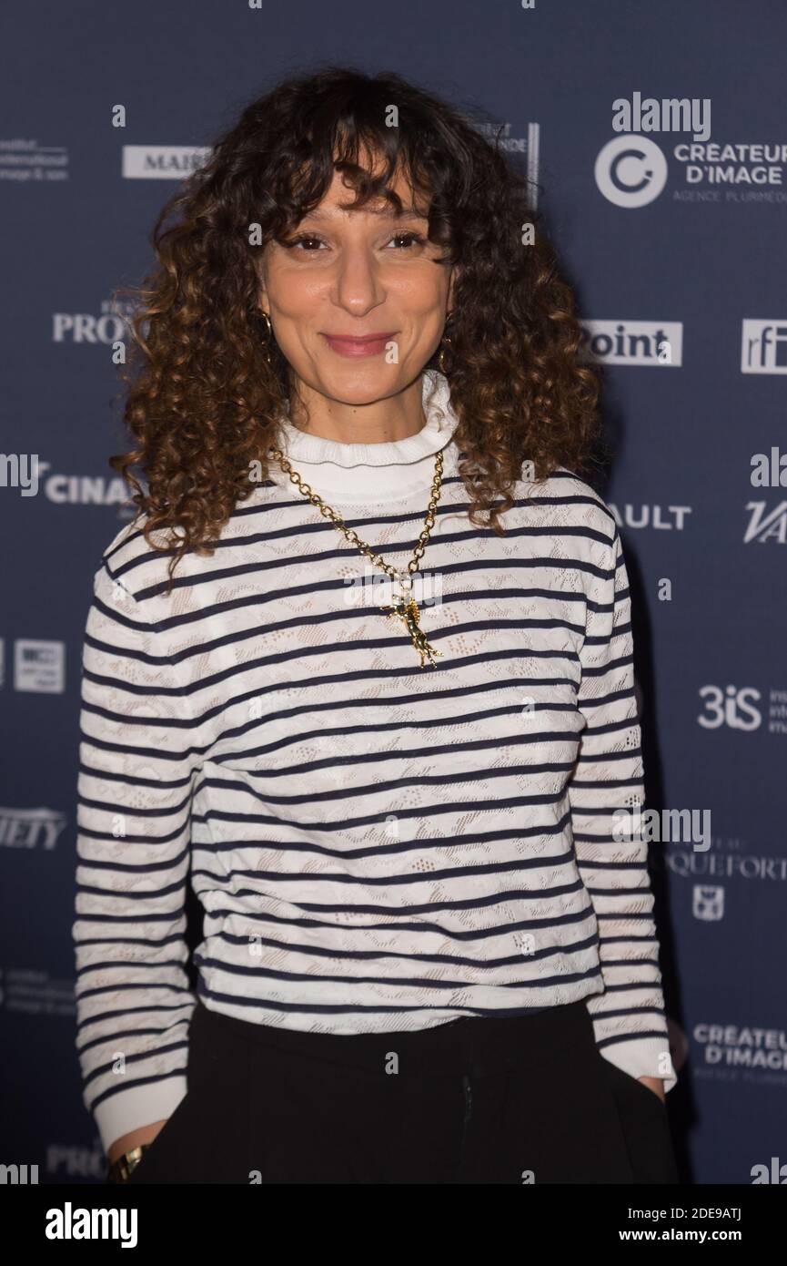 Houda Benyamina attending the 24th Annual Ceremonie Des Lumieres held ...