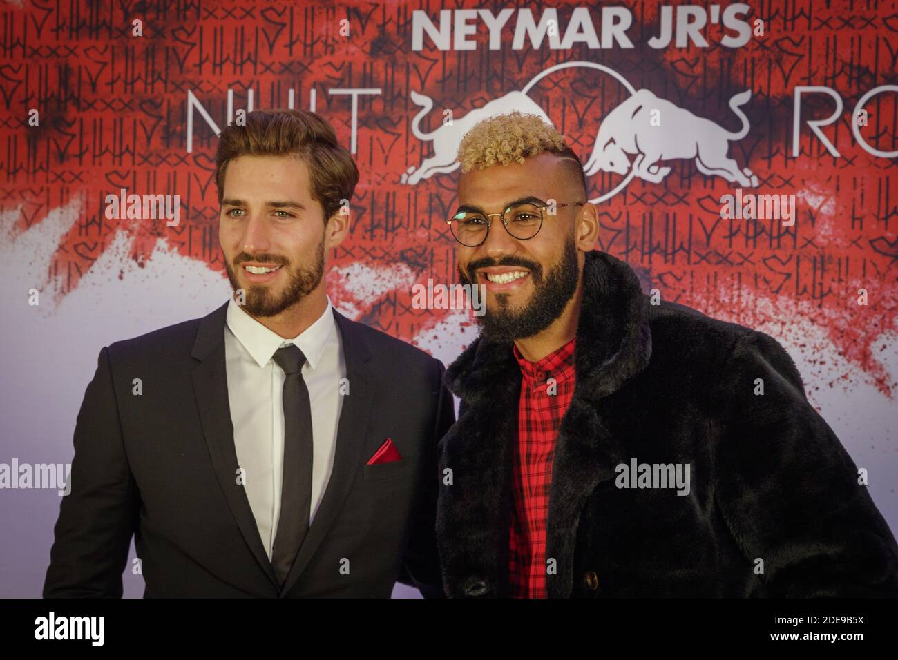 Handout Picture - Kevin Trapp and Eric Maxim Choupo-Moting pose for a ...